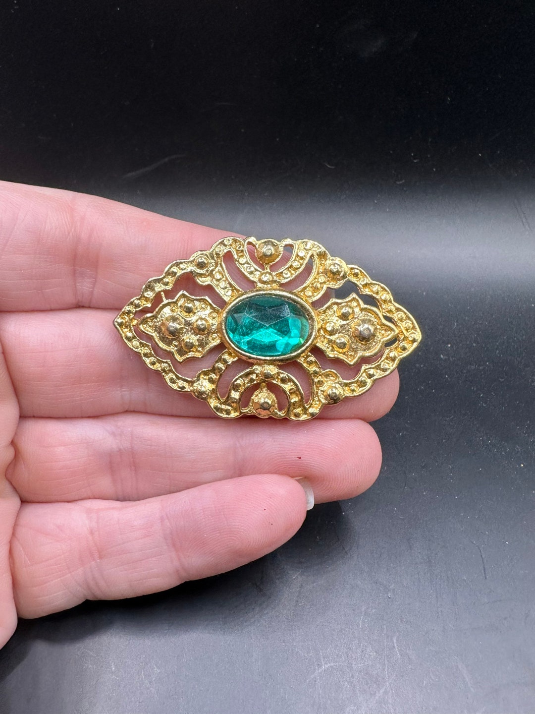 Vintage Scrollwork Victorian Style Bar Pin - Etsy