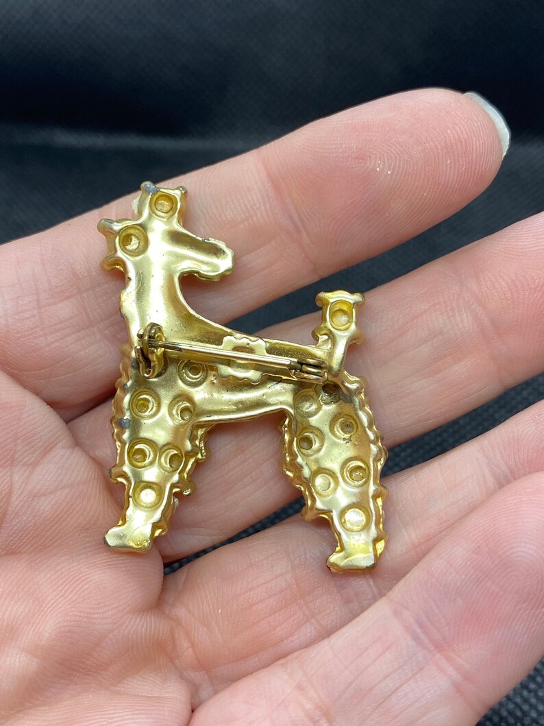 Vintage Poodle Pin - Etsy