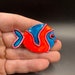 Vintage Enamel Fish Pin - Etsy