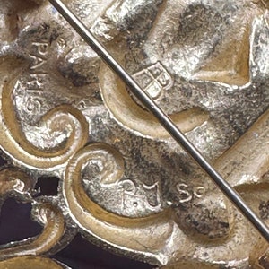 Vintage Arthus Bertrand Paris Ship Stag Gazelle Pin - Etsy