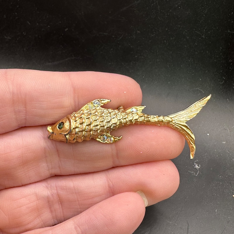 Koi Fish Brooch - Etsy