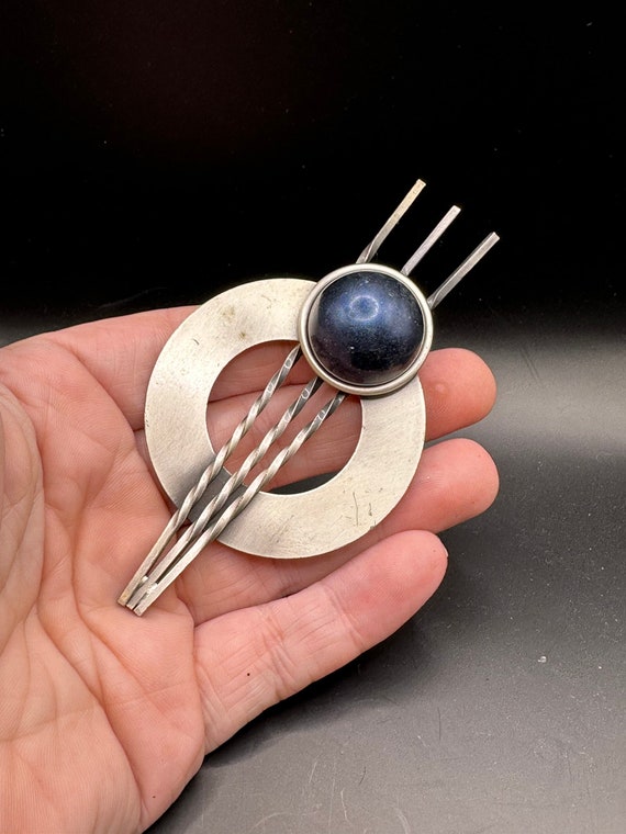 Vintage Modern Abstract Shawl Pin Beautiful statement… - Gem