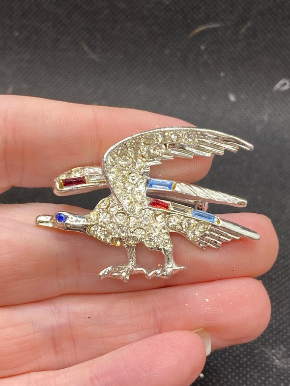 patriotic rhinestones vintage - Gem