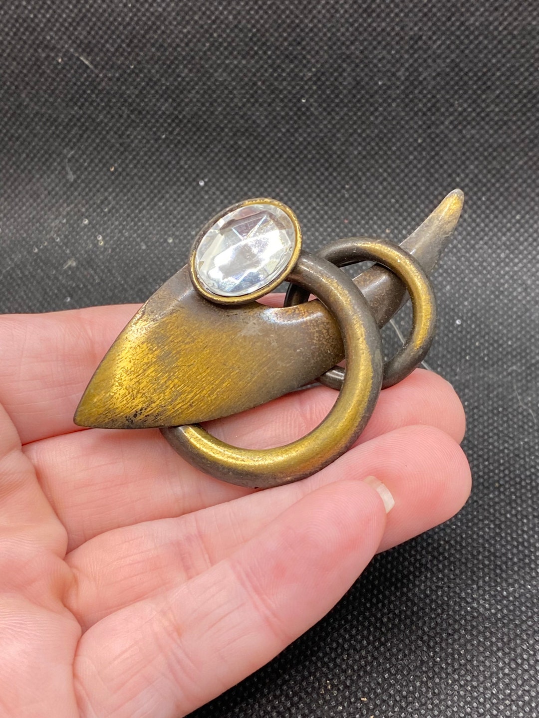 Vintage Art Deco Style Pin - Etsy