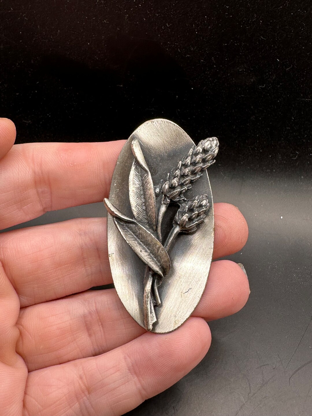 Vintage Straw Wheat Pin Brooch - Etsy