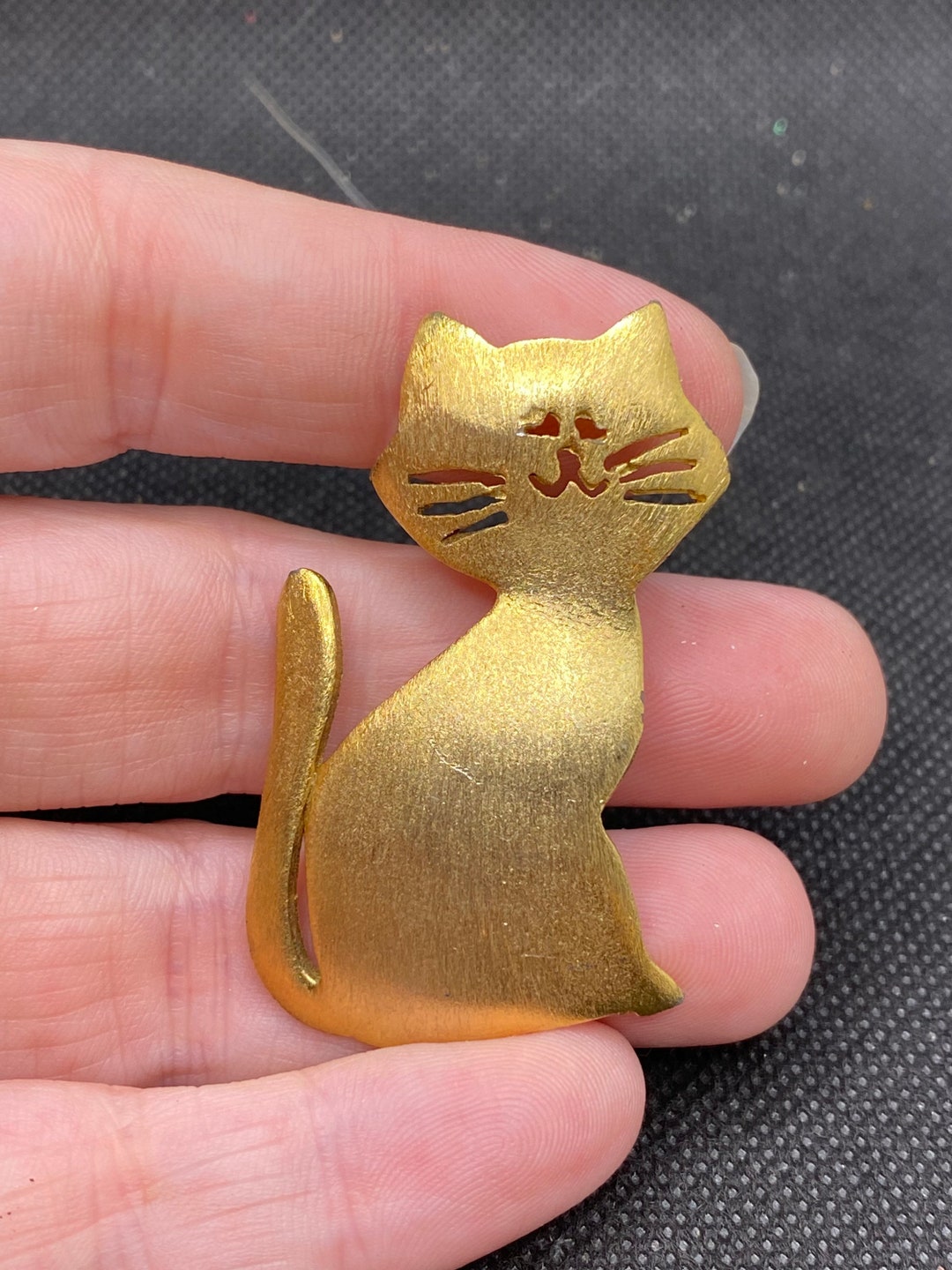 Vintage Cat Pin by Ultra Craft - Etsy
