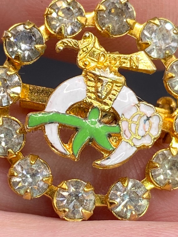 Vintage Mason Masonic Order Pin - Gem