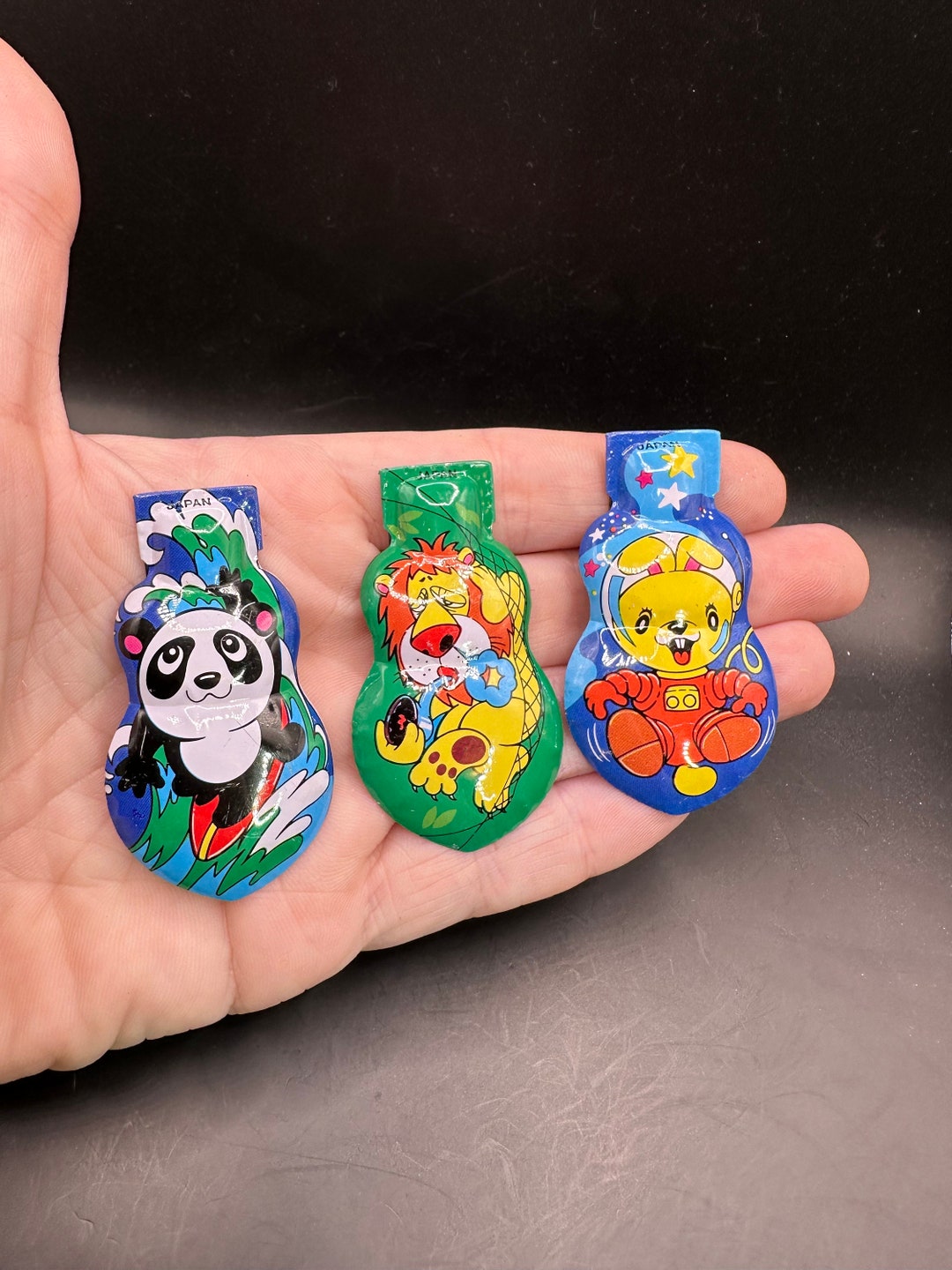 Vintage Set of Animal Themed Tin Lithograph Clicker Noise Makers ...