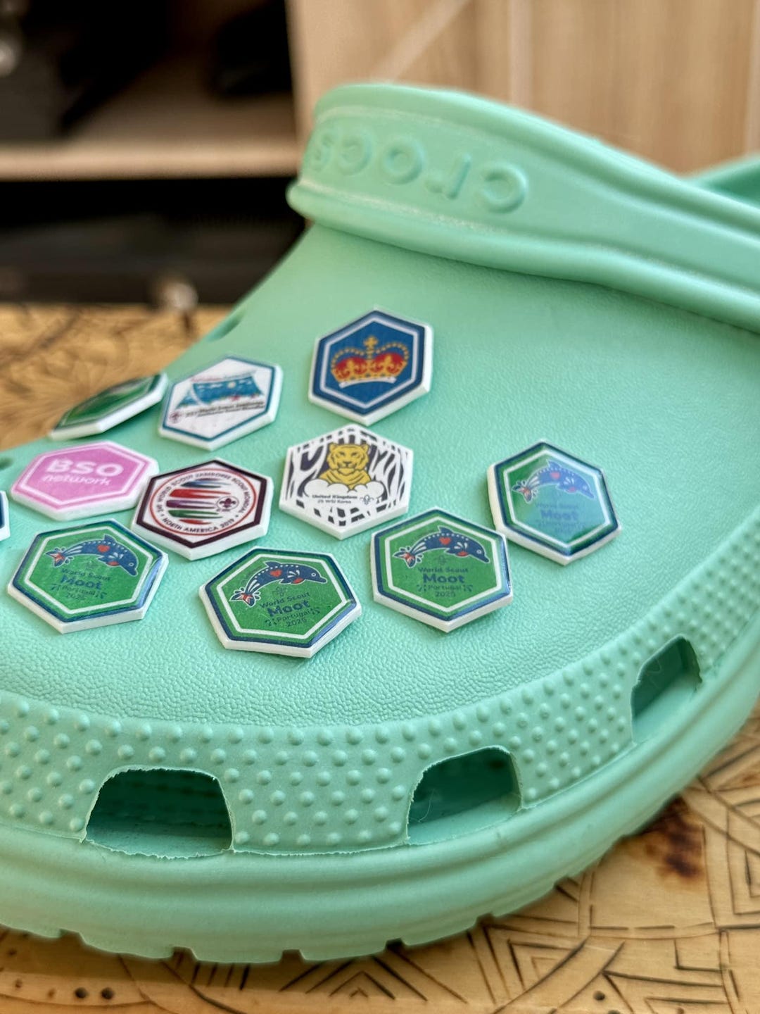 Custom Croc Charms Hexagon - Etsy