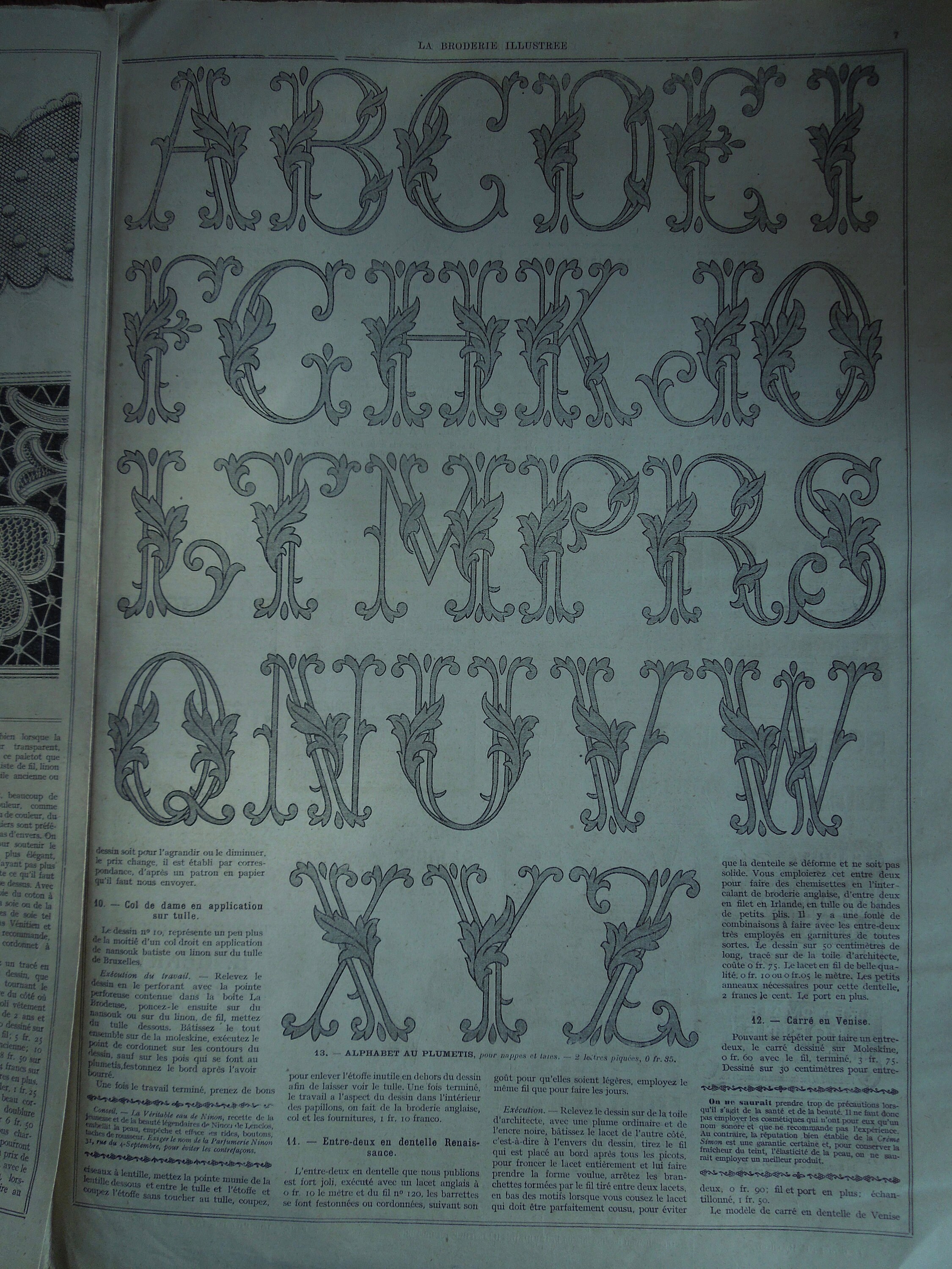 Sur 13 Alphabet