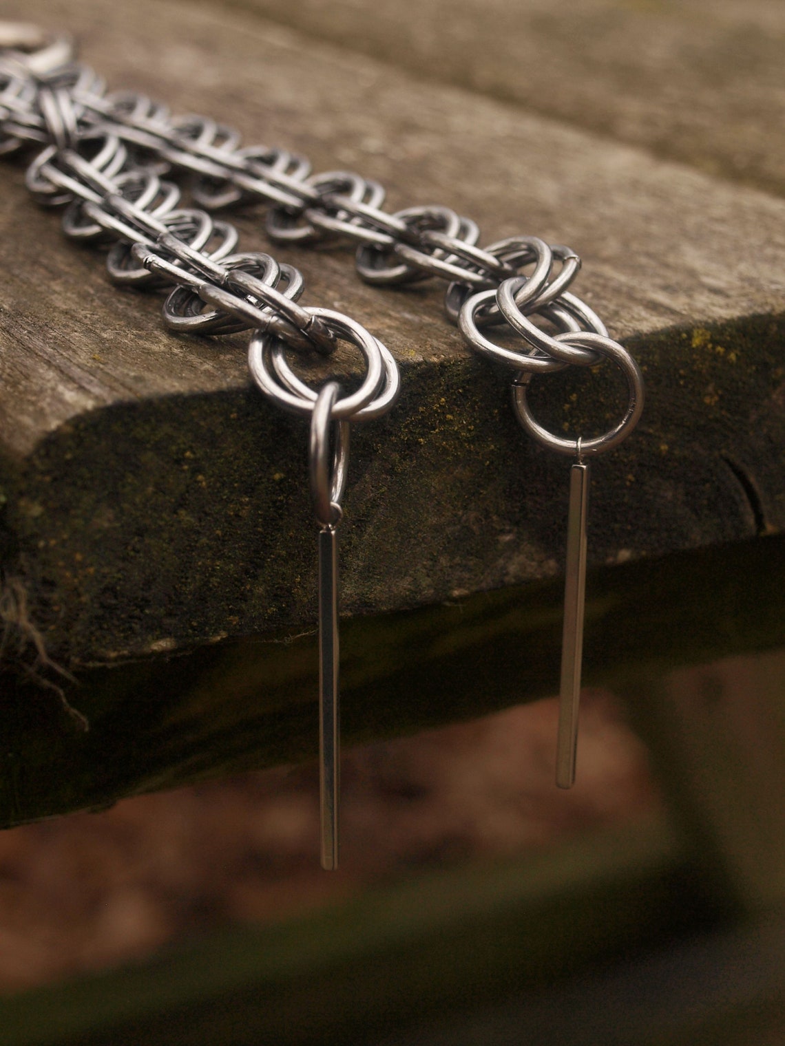 Steel Chain Bolo Tie - Etsy