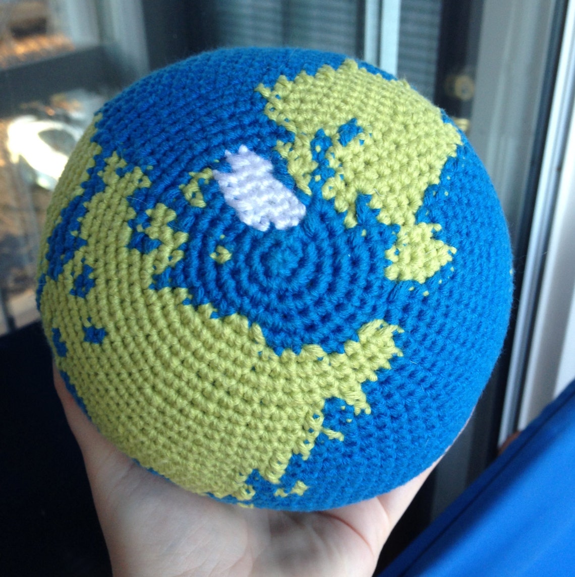 2 Crochet Patterns Mini and Large Crochet Globes World | Etsy