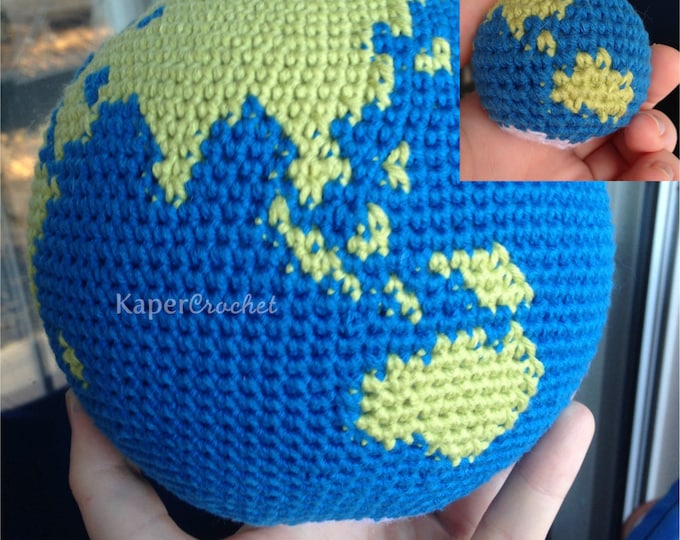 PATTERN Crochet Globe, World, Earth Amigurumi - Etsy