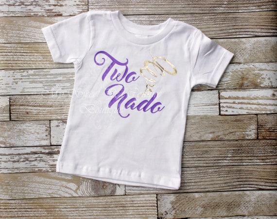 Two Nado 2nd Birthday Outfit Two-nado Birthday Second Birthday - Etsy