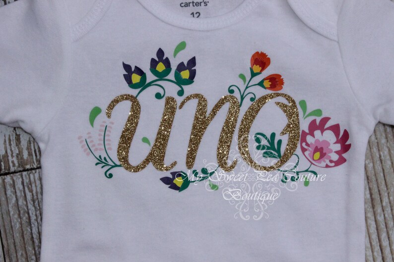 Uno Fiesta Birthday Outfit First Fiesta Birthday - Etsy