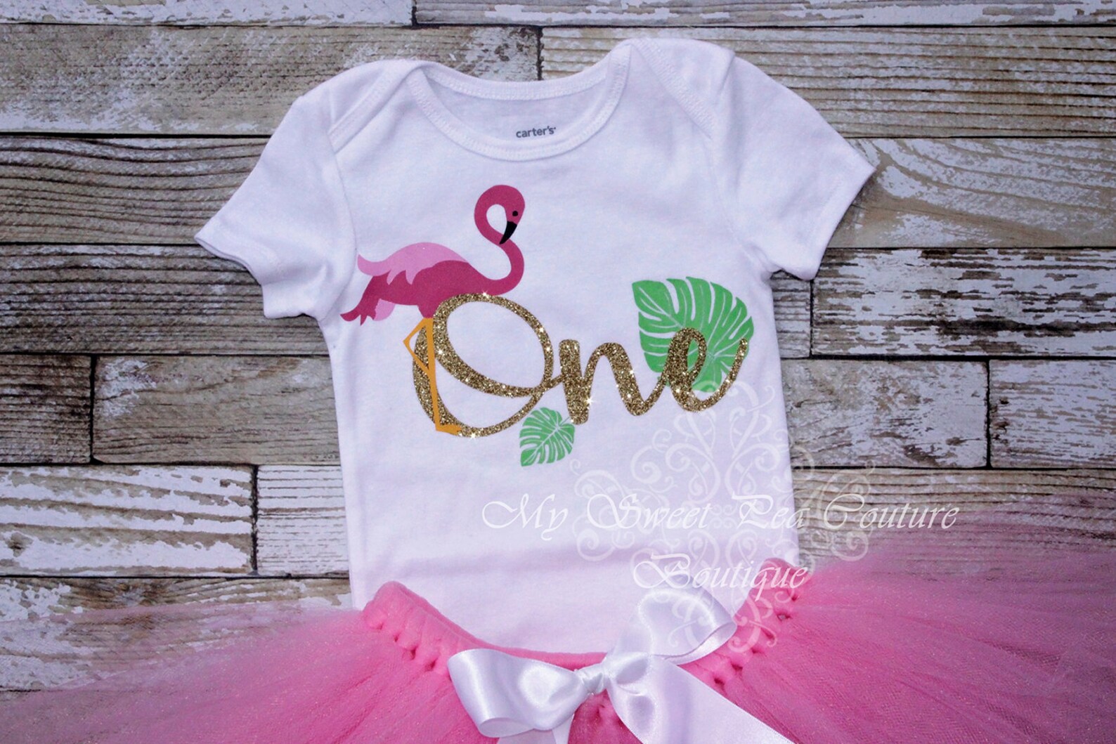 Flamingo First Birthday Outfit- Cake Smash- Luau Birthday- 1st Birthday ...