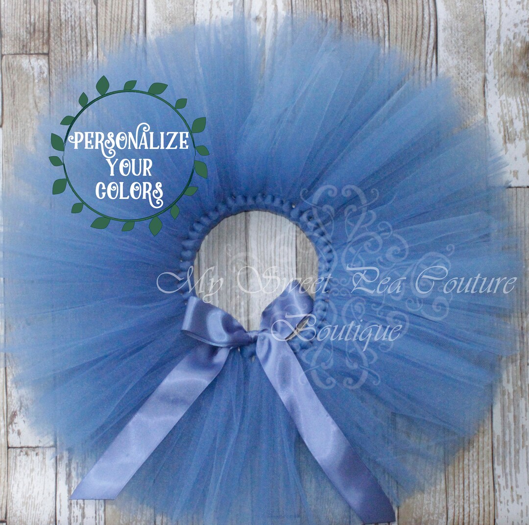 Smoke Blue Tutu Blue Tutu Princess Tutu Baby Tutu Smoke Blue Birthday ...