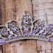 Alexandrite Rhinestone Tiara June Birthstone Mini Tiara Mini Crown ...