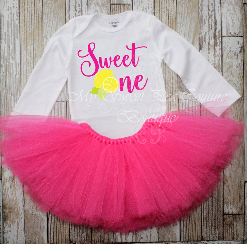 Pink Lemonade First Birthday Outfit Lemon Cake Smash Outfit - Etsy