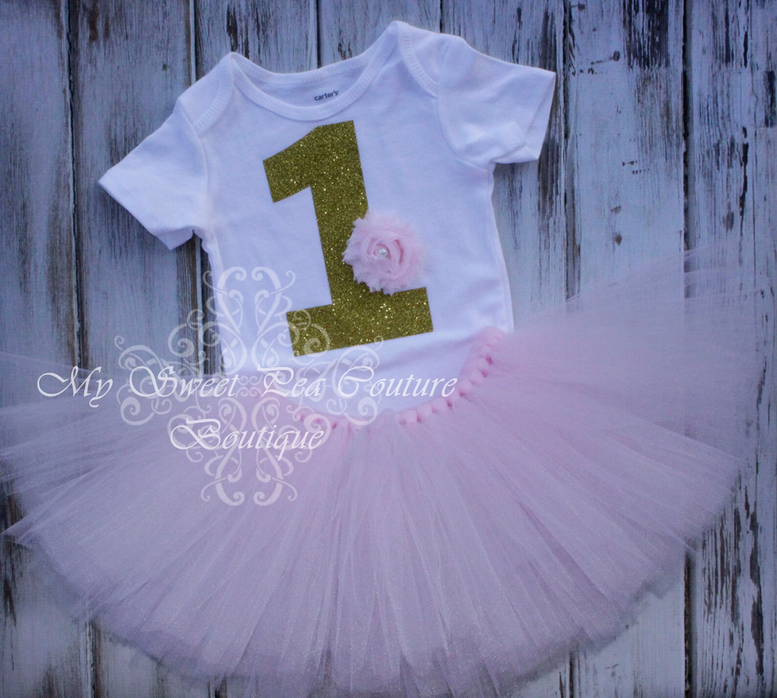 1st Birthday Tutu Outfit Personalized 1st Birthday Outfit - Etsy