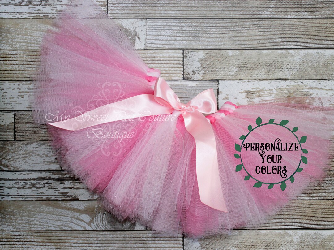 Light Pink, Pink & Shocking Pink Tutu Princess Tutu Baby Tutu 1st ...