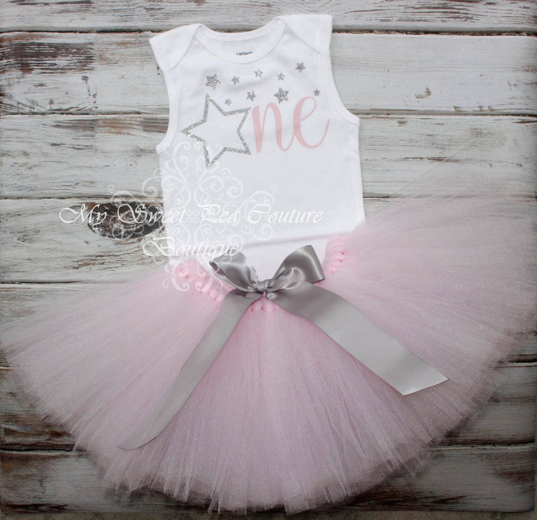 Twinkle Twinkle Little Star First Birthday Outfit Silver - Etsy