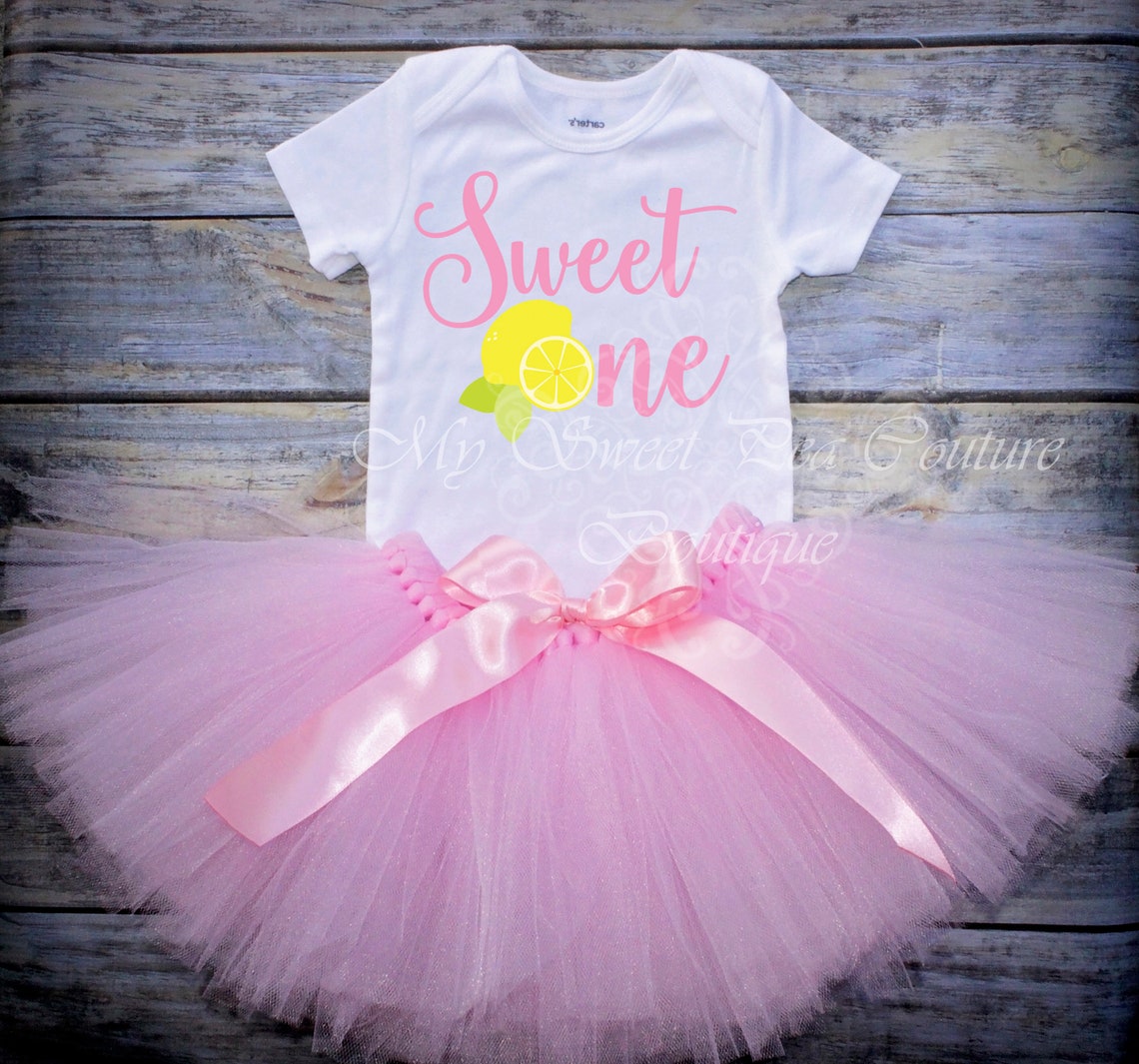 Sweet One Lemonade First Birthday Outfit- Lemon Cake Smash Outfit 1st ...