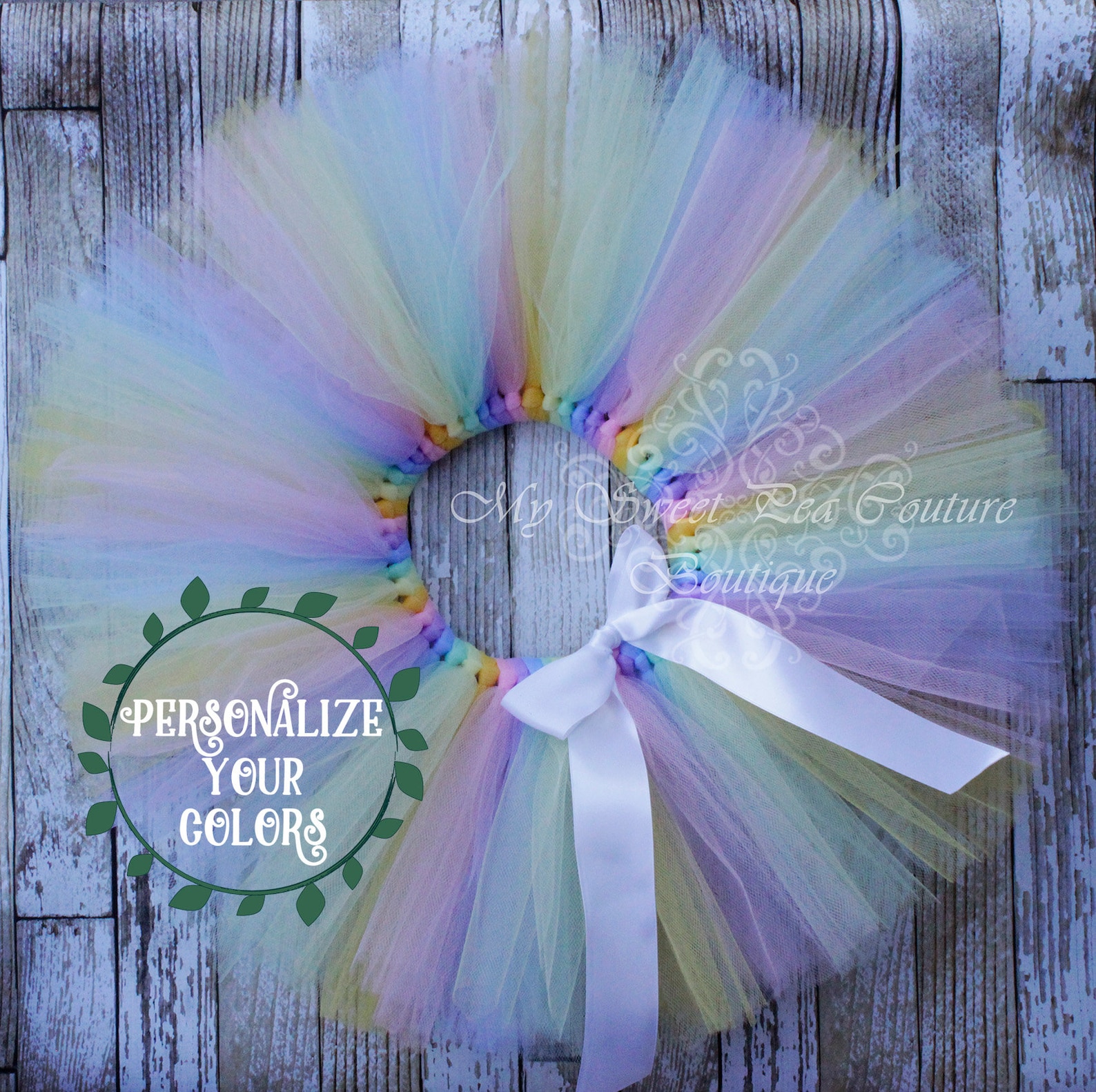 Rainbow Tutu Tutu Princess Tutu Pastel Rainbow Tutu Tutu - Etsy