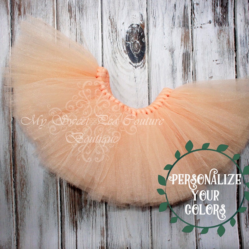 Satin Peach Skirt - Etsy