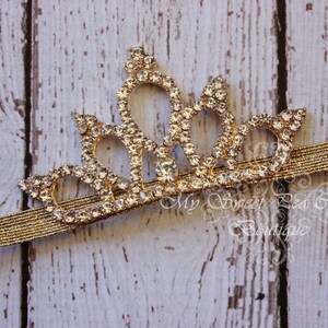 Gold Diamond Rhinestone Tiara Mini Tiara Mini Crown Tiara - Etsy