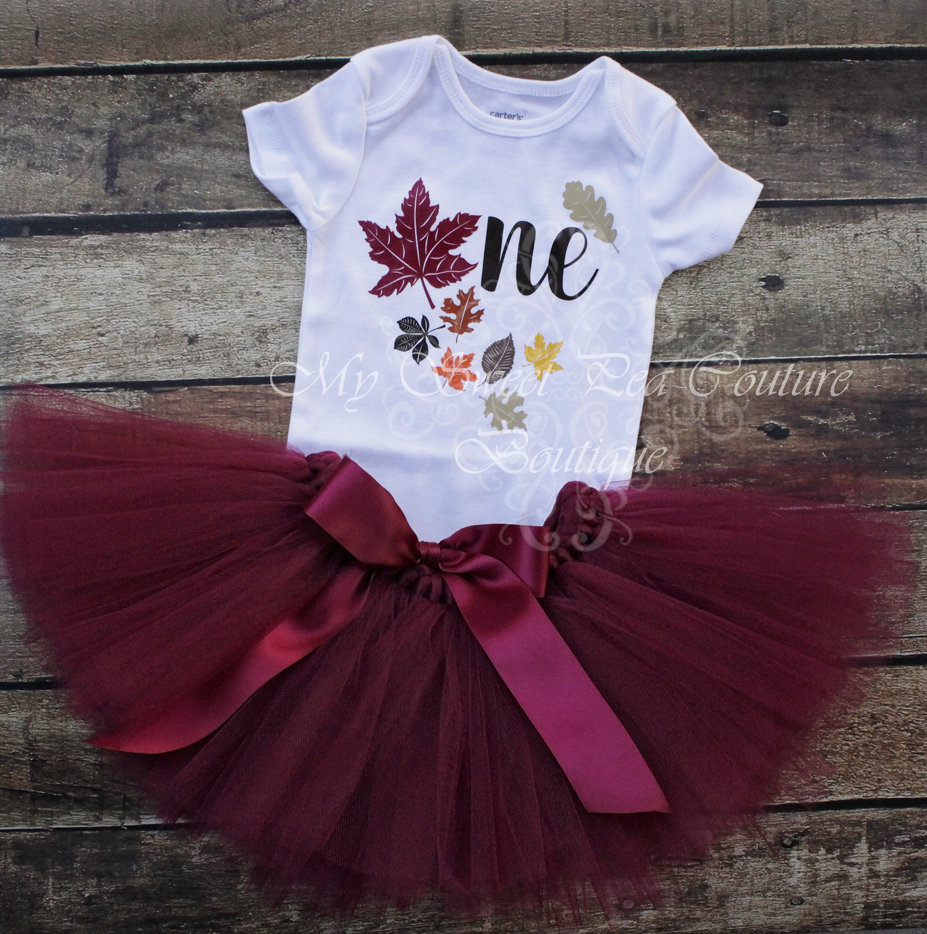 Maple Leaf First Birthday Outfit Cake Smash Outfit Fall | Etsy