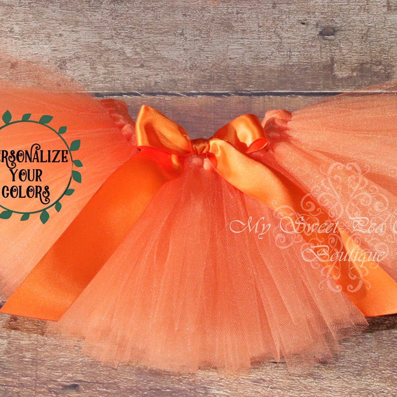 Orange Tutu Dress - Etsy