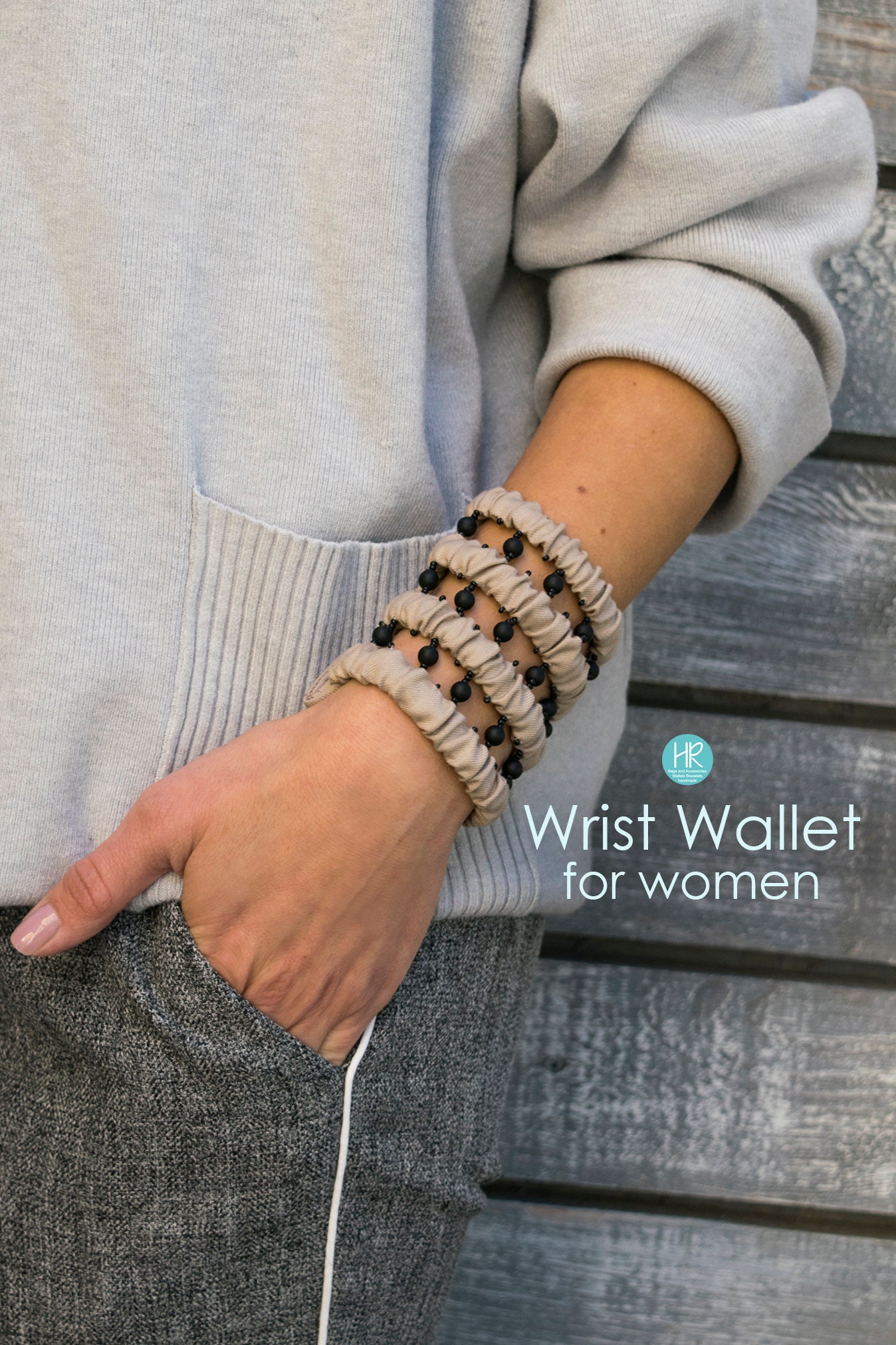 Women's wrist wallet store