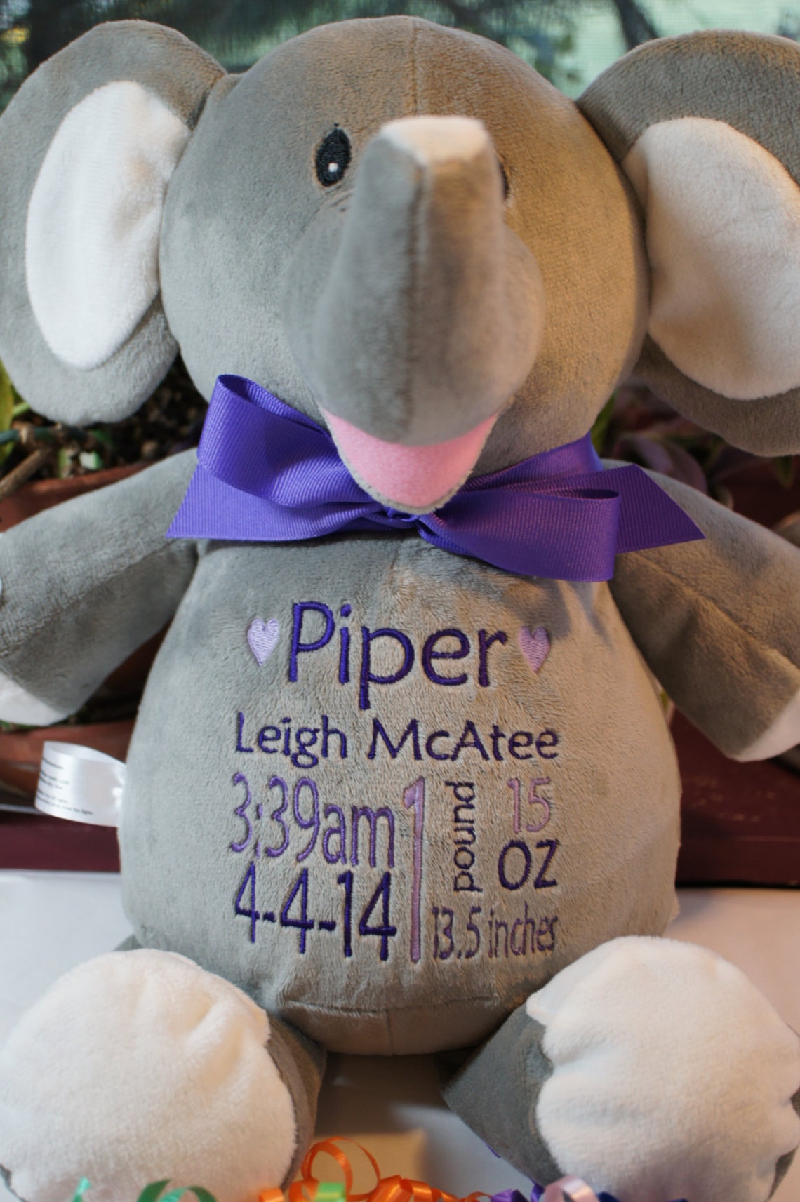 Personalized Baby Gift baby Cubbies Elle the - Etsy