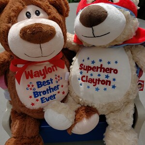 Personalized Baby Gift, "baby Cubbies" Cubbyford the Hero Bear, Birth ...
