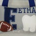 Football Tooth Fairy Pillow Sports Personalized Boy Tooth - Etsy
