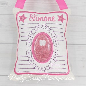Lost Tooth Chart Pillow, Tooth Chart, Tooth Fairy Pillow, Personalized ...