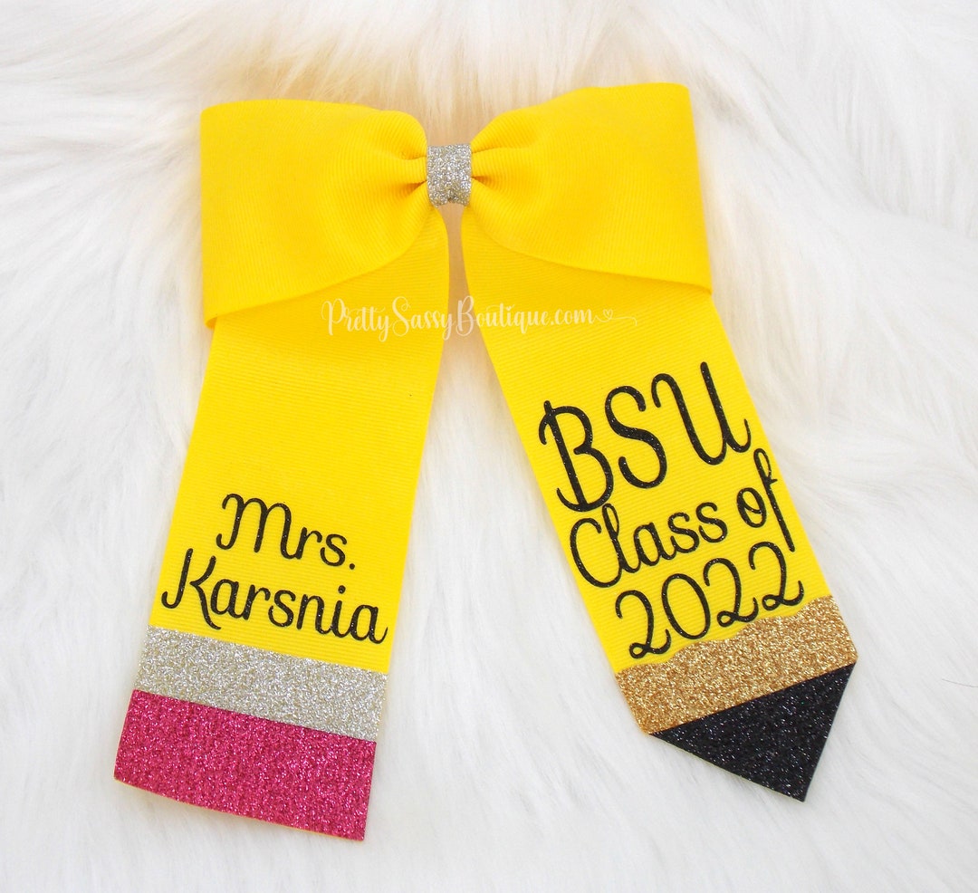 Personalized Graduation Bow 2022, Cap Topper Decoration, Grad Bow ...
