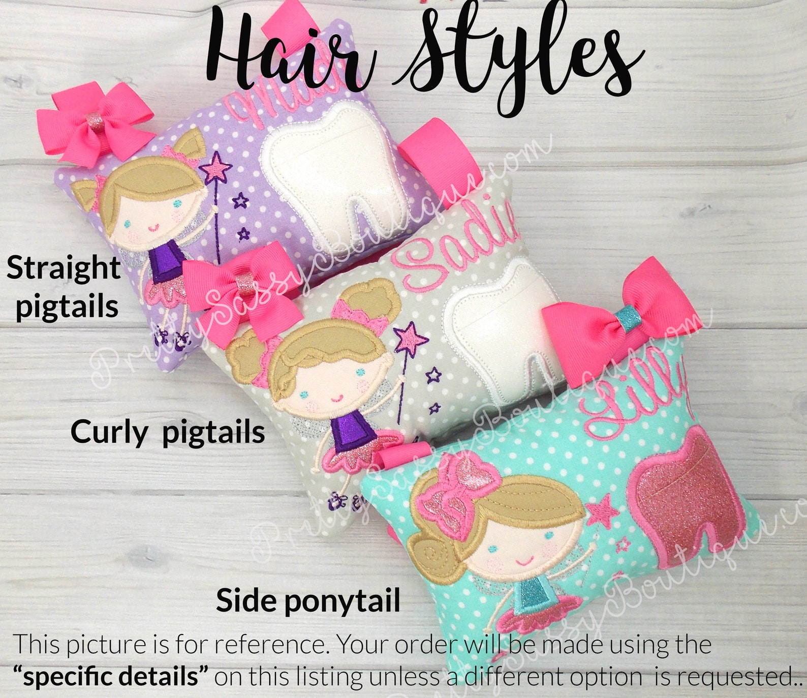 Pink Tooth Fairy Pillow Girl Girls Tooth Fairy Pillow Gold - Etsy