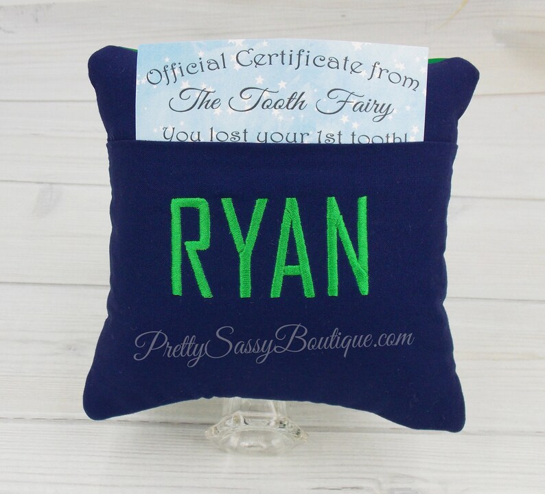 Tooth Fairy Pillow Boys, Tooth Pillow, Soccer Tooth Fairy Pillow ...