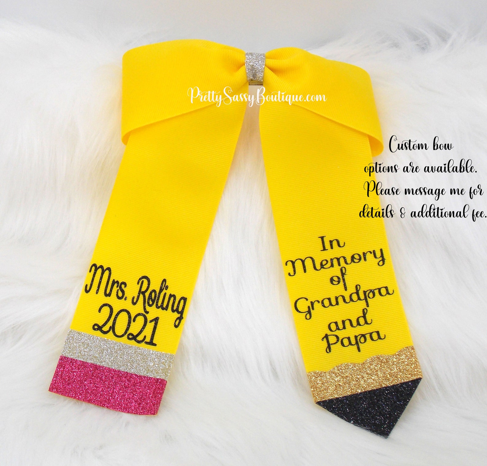 Graduation Bow Grad Bow Teacher Graduation Bow Pencil Hair - Etsy