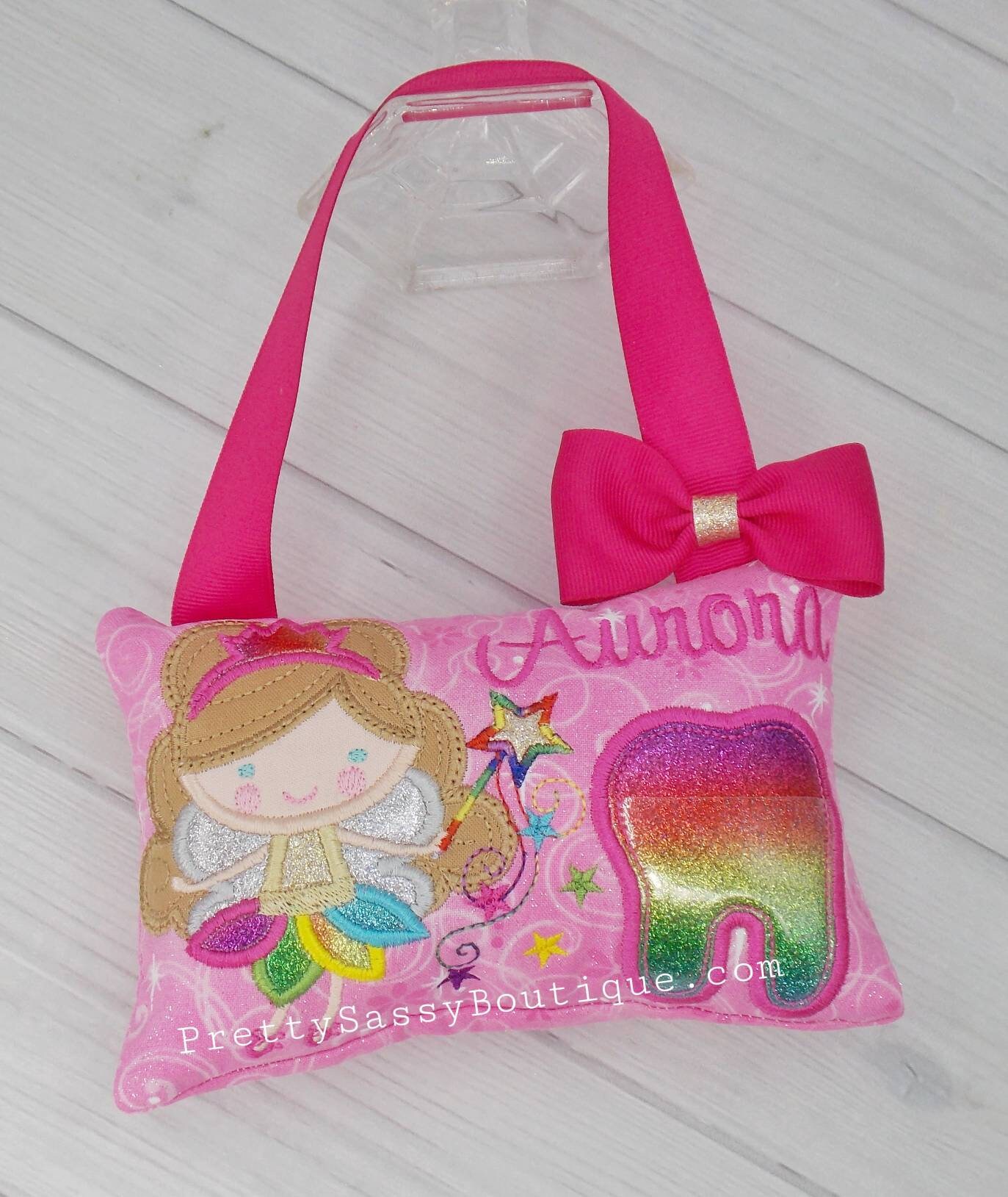 Gold Tooth Fairy Pillow Girls Tooth Fairy Pillow Tooth | Etsy