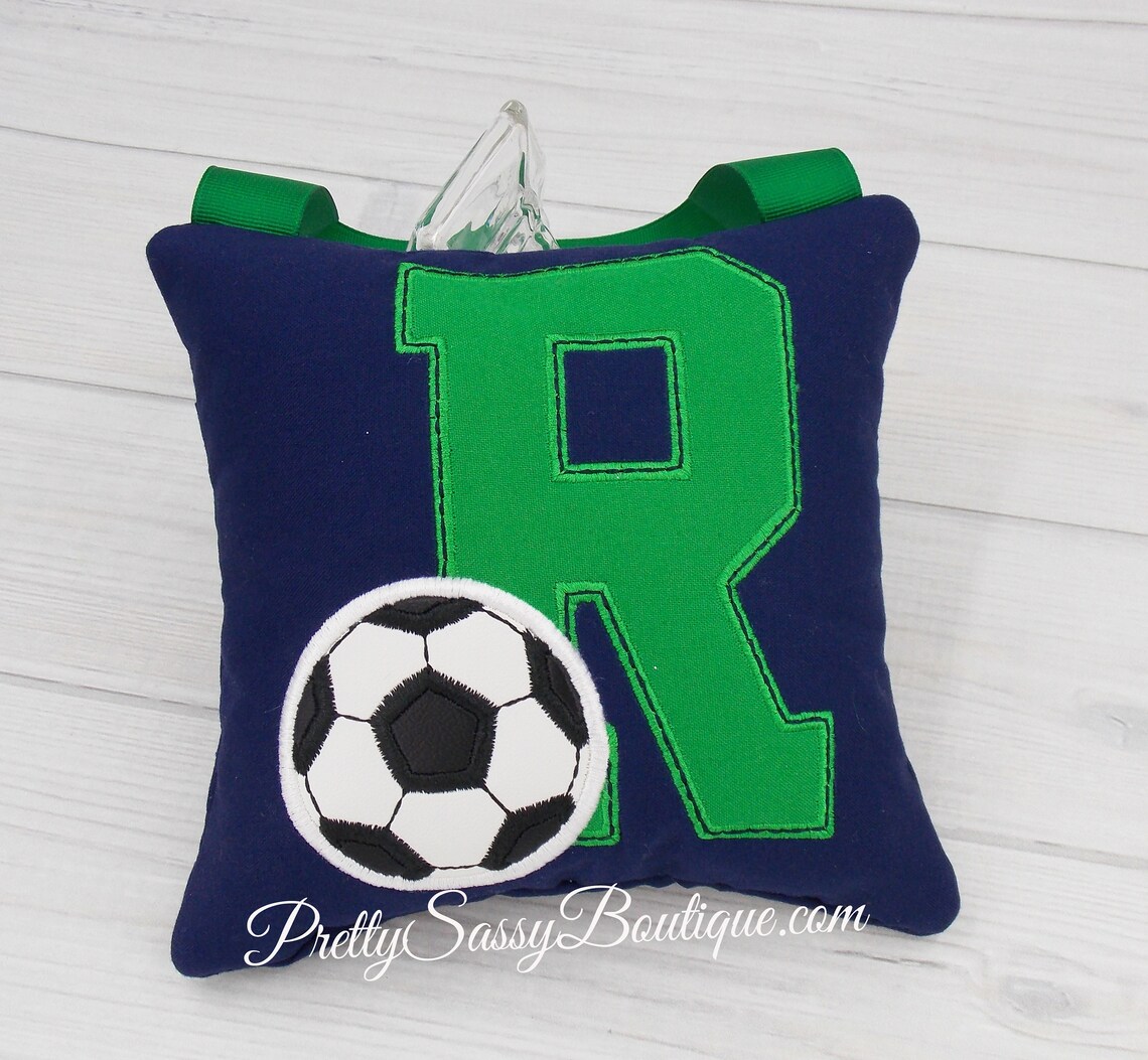 Tooth Fairy Pillow Boys, Tooth Pillow, Soccer Tooth Fairy Pillow ...
