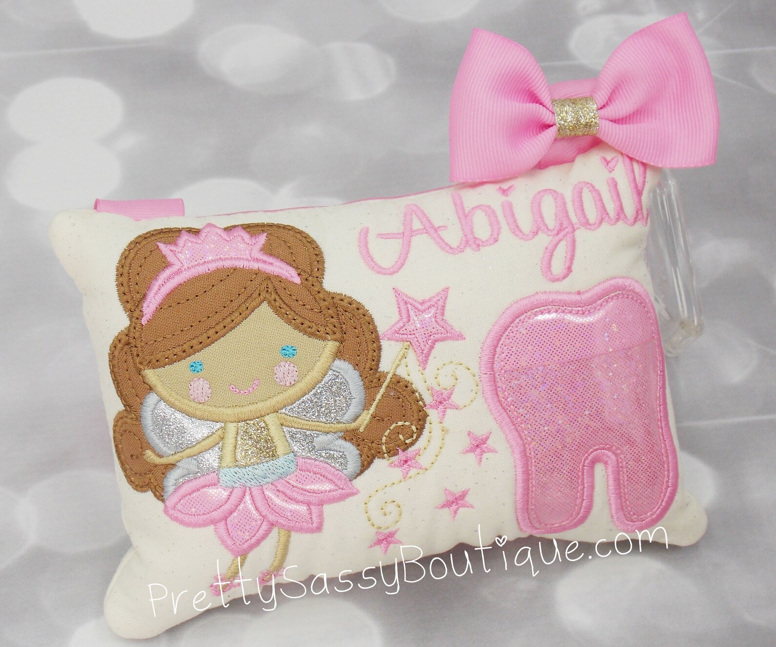 Pink Tooth Fairy Pillow Gold Tooth Fairy Pillow Girls Tooth - Etsy
