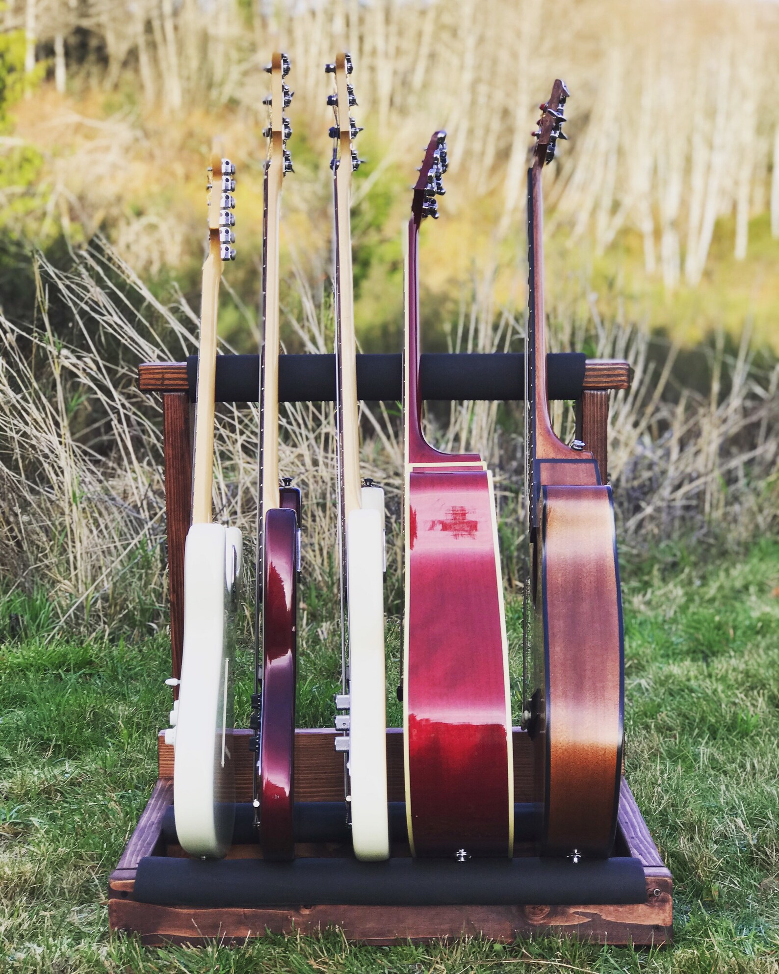 Leaning Wooden Guitar Rack Guitar Case Instrument Holder - Etsy