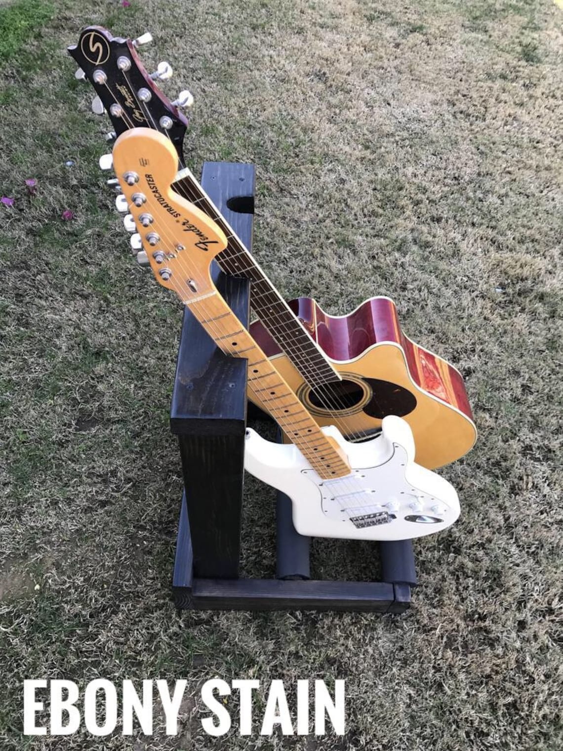 Leaning Wooden Guitar Rack Guitar Case Instrument Holder | Etsy
