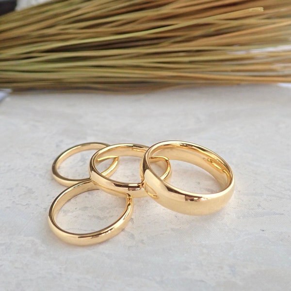 Thick Gold Ring - Etsy