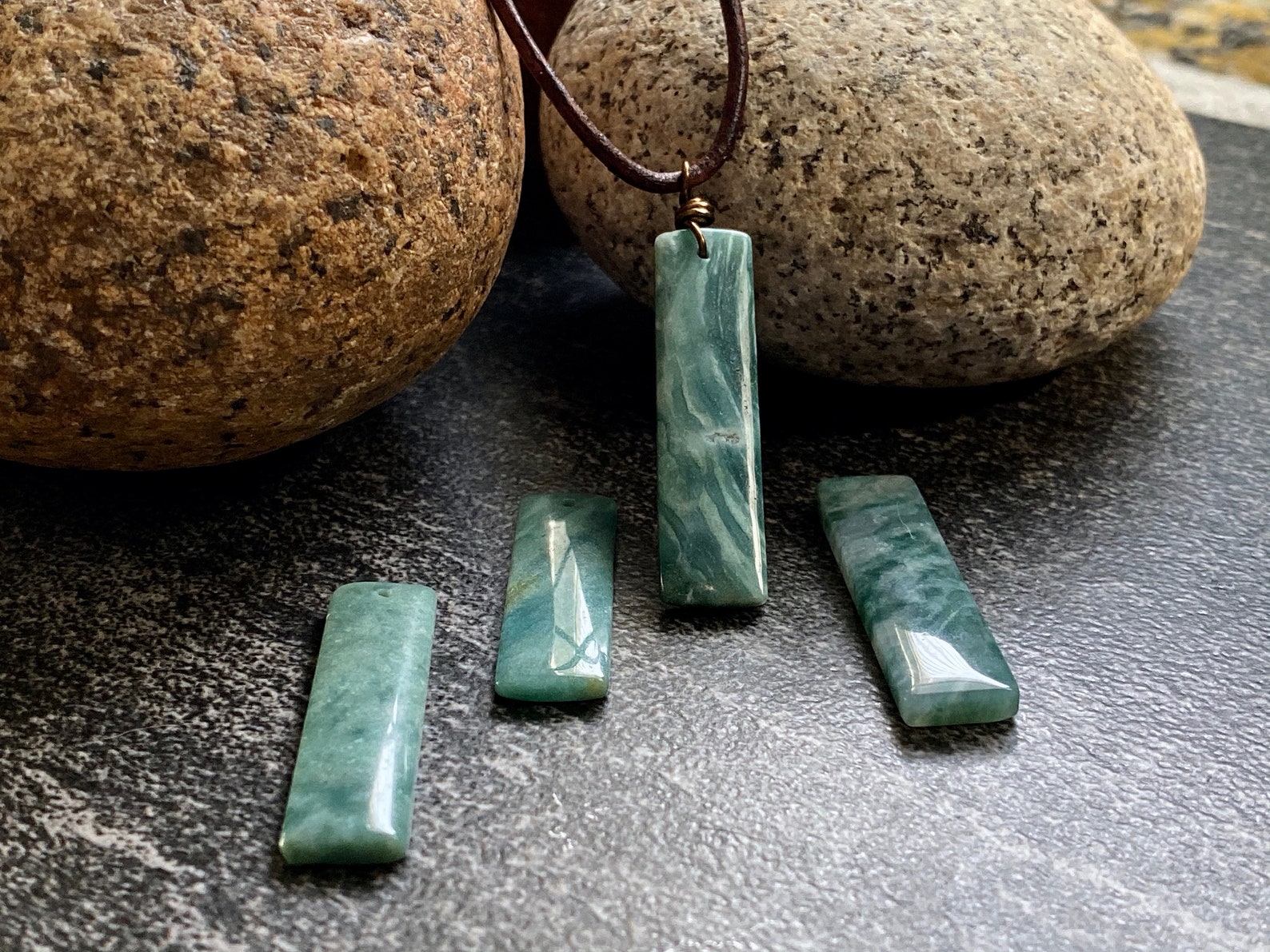 Mens Jade Necklace Jade Necklace Good Luck Gift for Men | Etsy