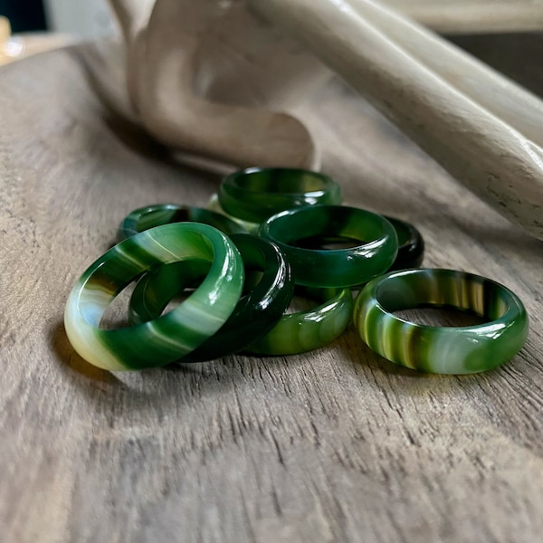 Natural Stone Ring - Etsy