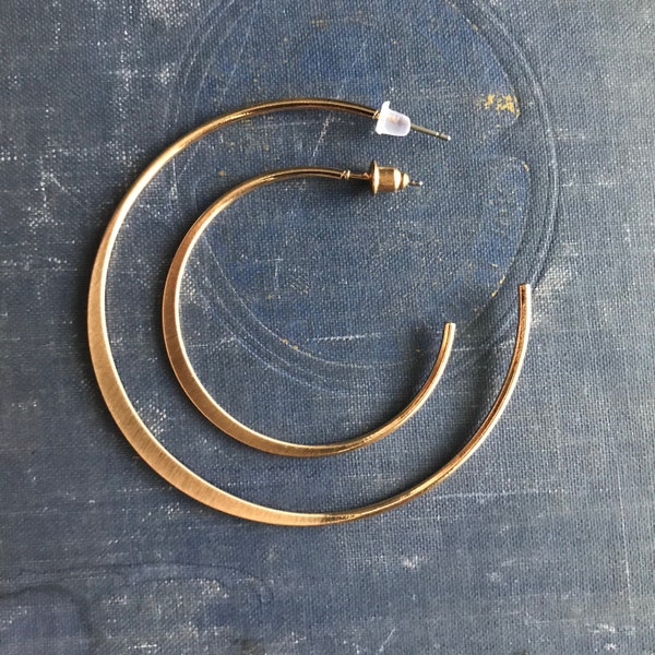 Large Gold Hoop Earrings - Etsy